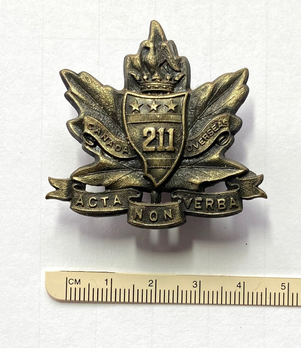 211th Bn (Alta Americans) cap badge – Grimshaw Military Antiques