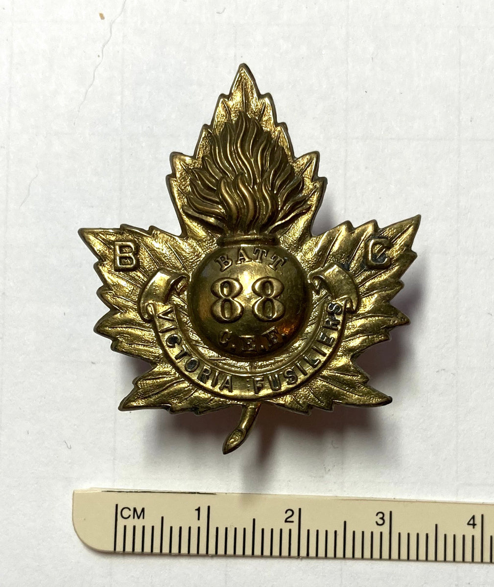 88 Bn (Victoria Fusiliers) cap badge – Grimshaw Military Antiques